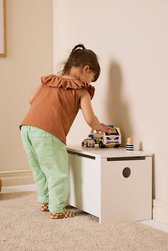 Bench Toy Chest white Kid s Concept
